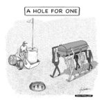 Golftoons Gallery by Marty Glass, all original golf cartoons and illustrations.