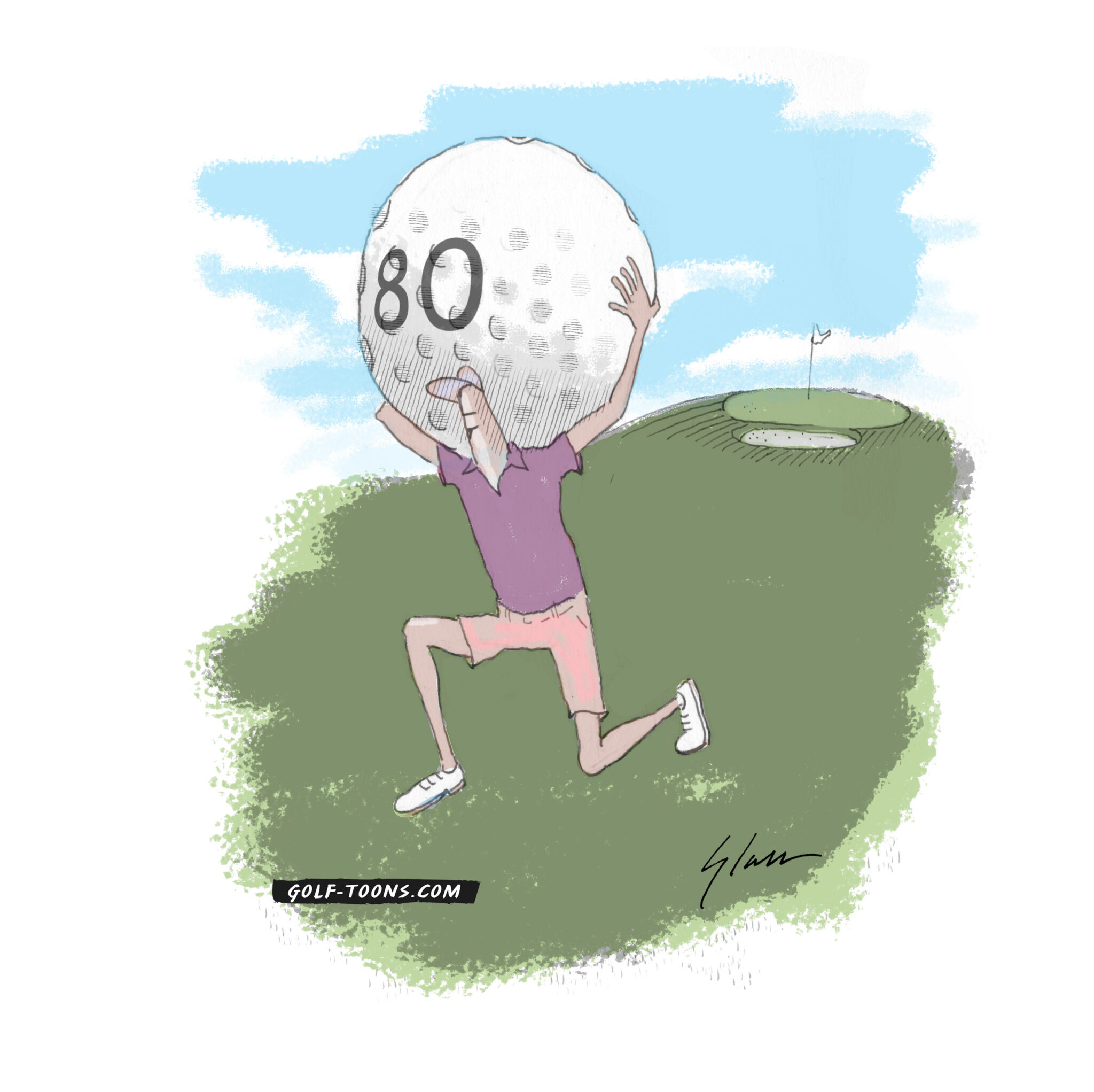 Golftoons Gallery by Marty Glass, all original golf cartoons and ...