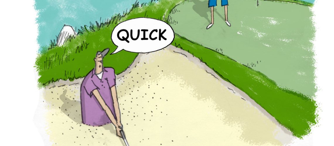 Quick Sand - GolfToons 91 - GolfToons